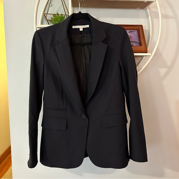 Veronica Beard | Jackets & Coats | Veronica Beard Womens 4 Black Wool ...